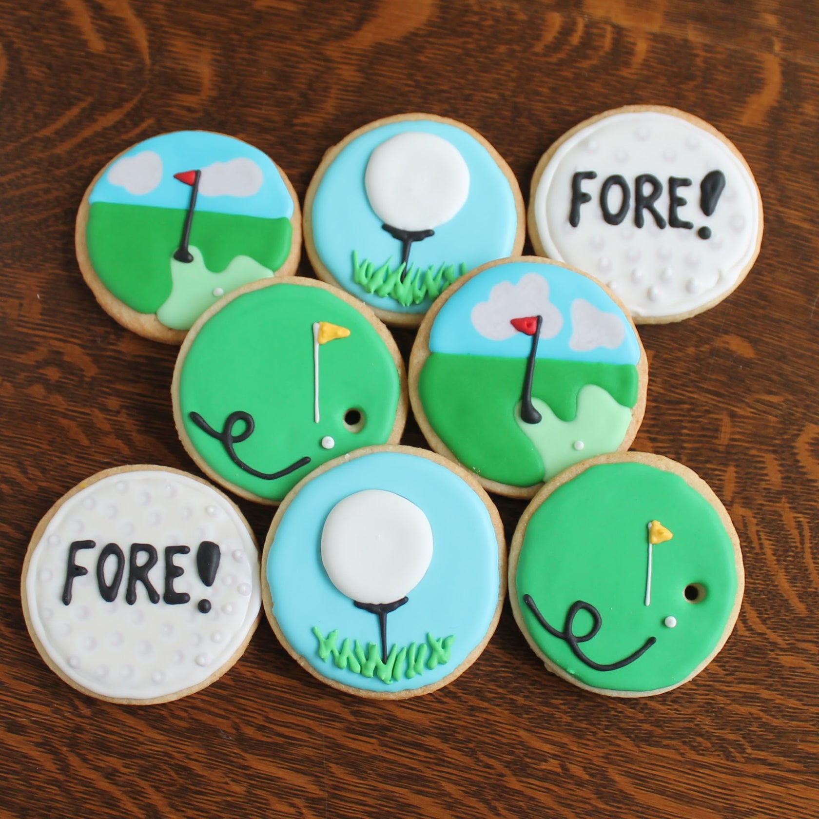 Golf Cookies – Sweet Seidner's Bake Shop